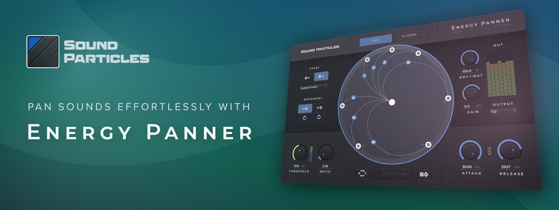 How to pan sounds effortlessly using Energy Panner